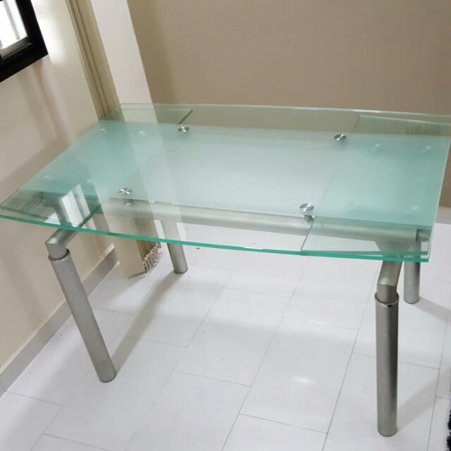 Preloved extendable dining table, Furniture & Home Living, Furniture ...