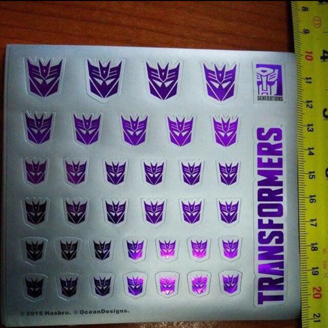 Transformers Decepticon Stickers Varies Sizes, Hobbies & Toys, Toys ...