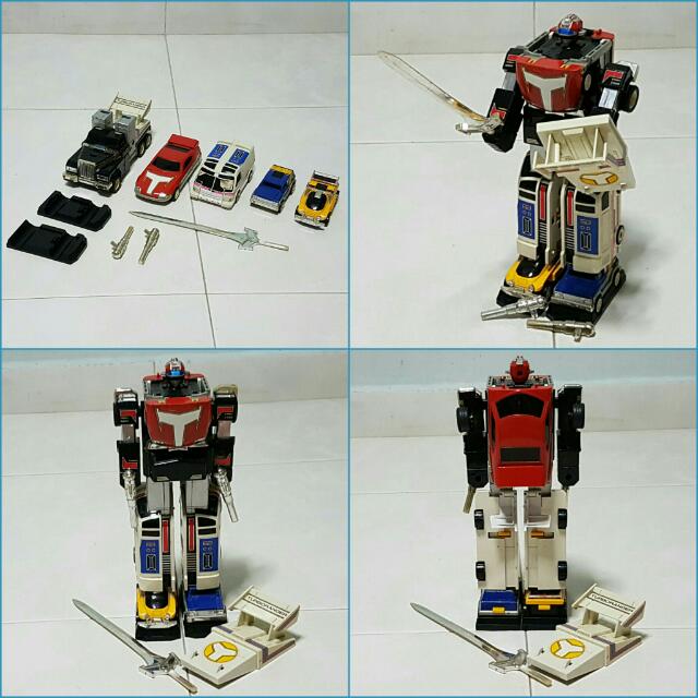 Turboranger Turbo Robo DX Megazord in Box Year 1989 Rare Vintage ...
