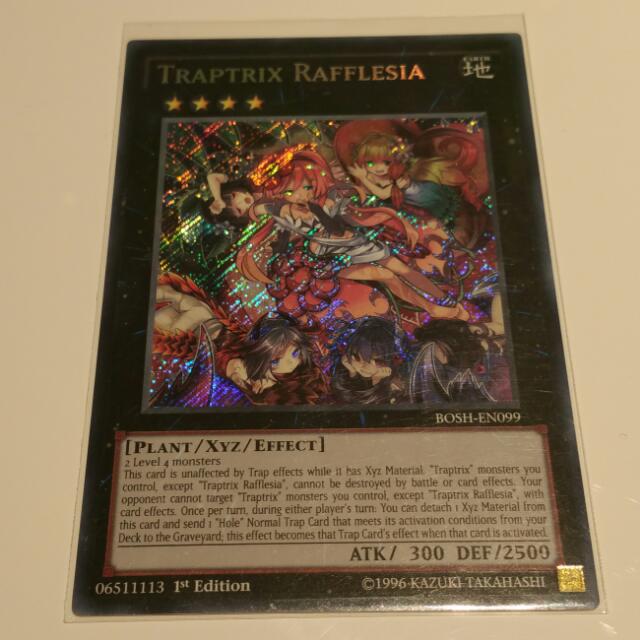 Yugioh Traptrix Rafflesia Secret Rare 1st Edition, Hobbies & Toys, Toys ...