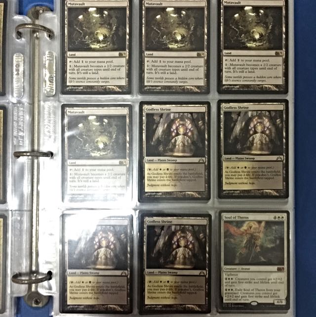 MTG Playset Of Mutavault & Godless Shrine, Hobbies & Toys, Toys & Games ...