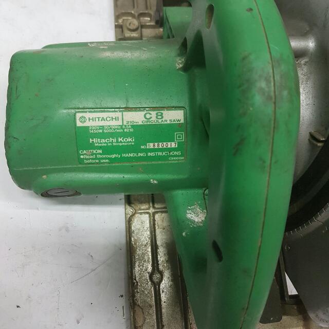 Hitachi C8 Circular Saw, Everything Else on Carousell