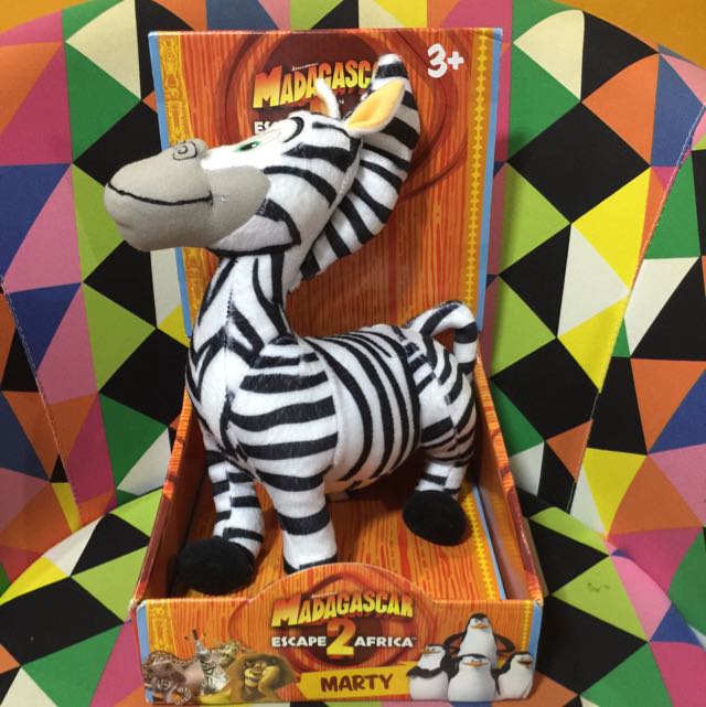 Madagascar: Escape 2 Africa Marty Plush, Hobbies & Toys, Toys & Games ...