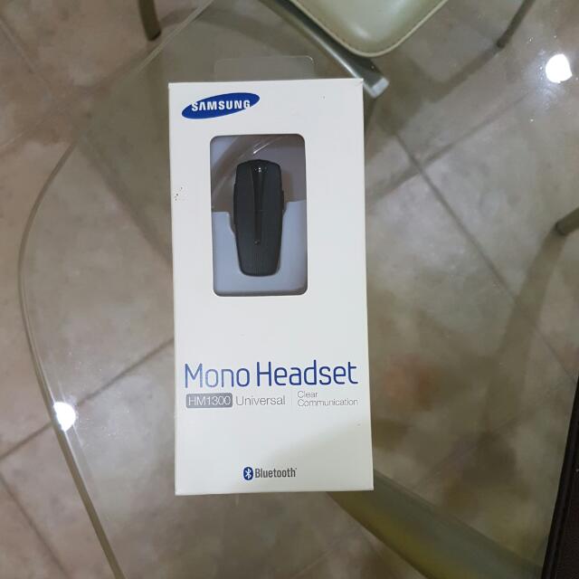 Samsung Bluetooth Mono Headset HM1300, Computers & Tech, Parts ...