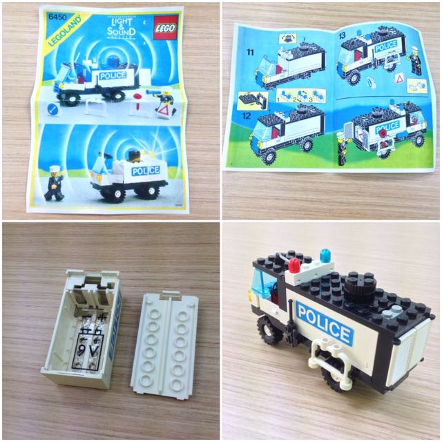 Vintage Lego 6450 Police Van With Lights And Sounds, Hobbies & Toys ...