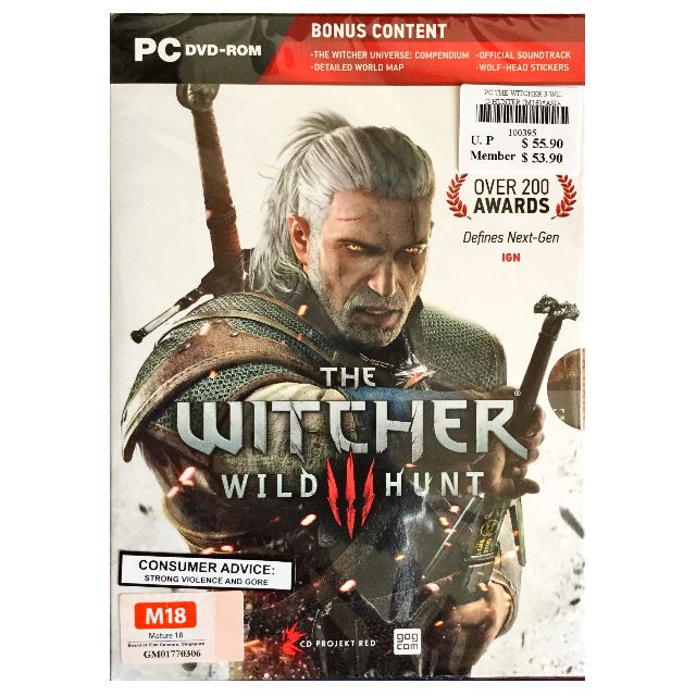 The Witcher 3: Wild Hunt (PC DVD Complete Set), Hobbies & Toys, Toys ...