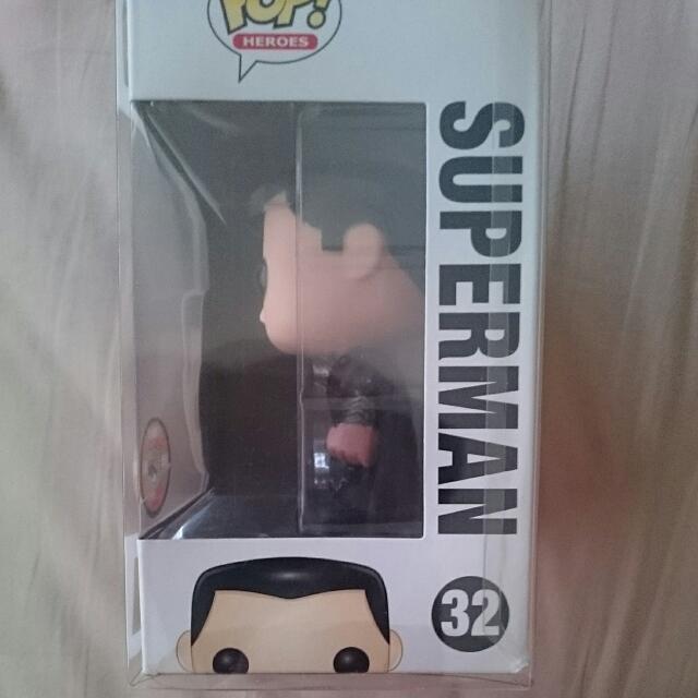 Funko Pop Man Of Steel Superman No. 32, Hobbies & Toys, Toys & Games on ...
