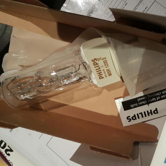 Genuine Philips MSR1200/2 Metal Halide Lamp, TV & Home Appliances, TV ...