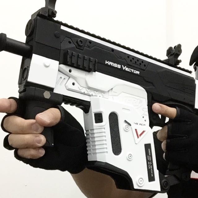 Kids Toy Gun NERF Kriss Vector Decal, Hobbies & Toys, Toys & Games on ...