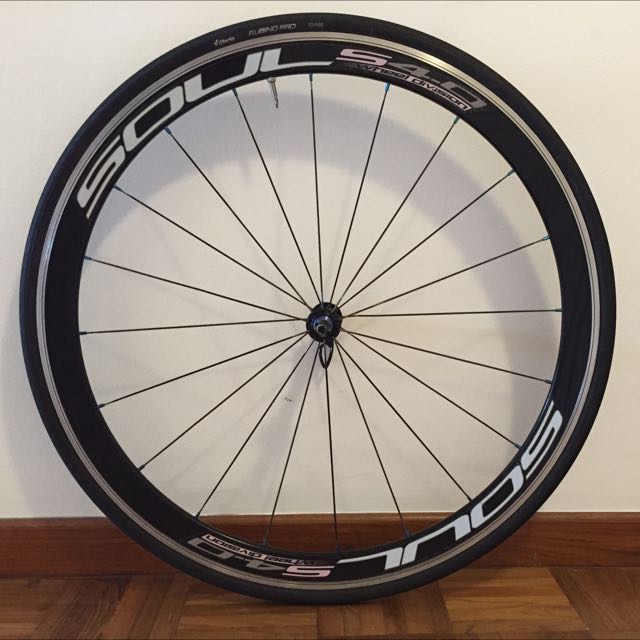 Soul 4.0 Wheelset w 10Spd Cassette & Tyres (41mm Deep Alu Clinchers ...