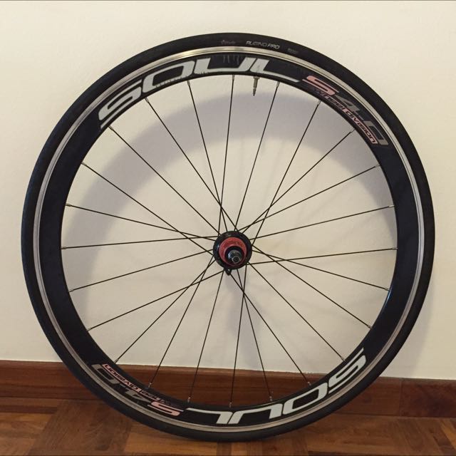 Soul 4.0 Wheelset w 10Spd Cassette & Tyres (41mm Deep Alu Clinchers ...