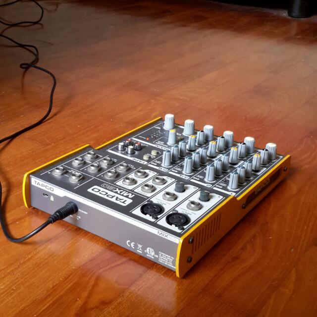 Tapco MIX60 Ultra-Compact 6-Channel Audio Mixer, Audio, Soundbars ...