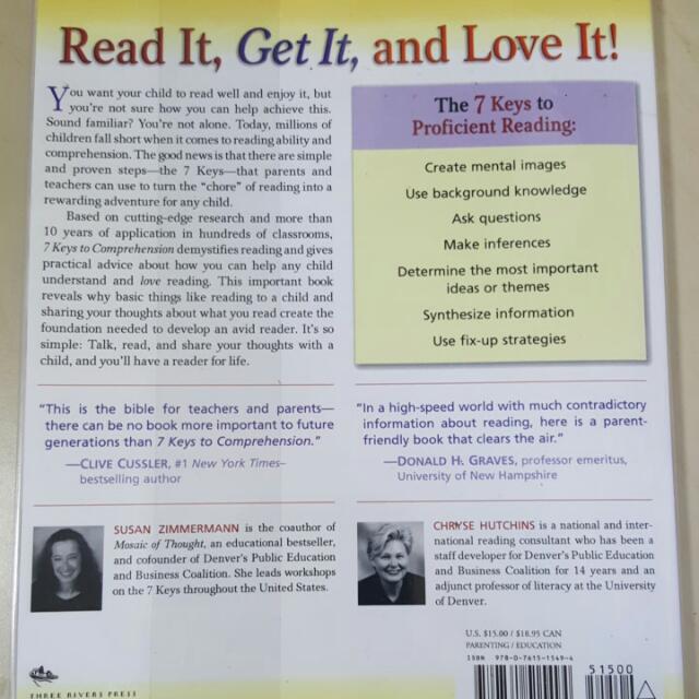 7 Keys To COMPREHENSION -GUIDE, Hobbies & Toys, Books & Magazines ...