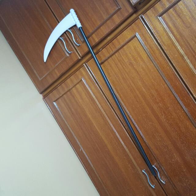 Grim Reaper scythe (Plastic), Hobbies & Toys, Toys & Games on Carousell
