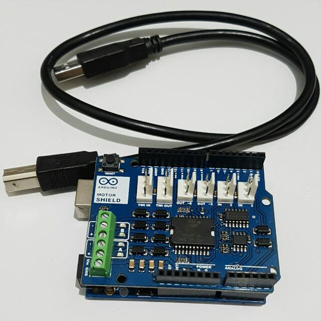 Arduino Uno Motor Shield Hobbies And Toys Toys And Games On Carousell