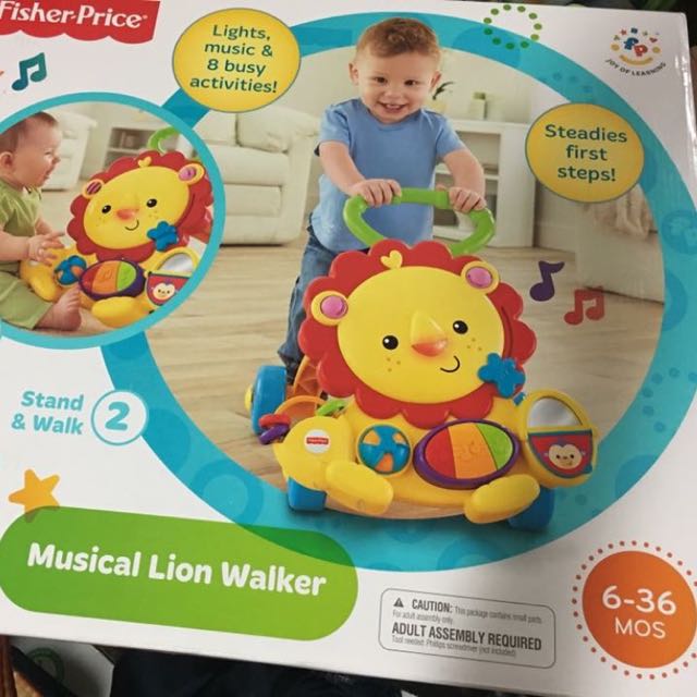 Fisher Price Lion Musical Walker, Babies & Kids, Infant Playtime on ...