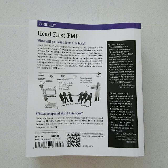 Head First PMP, Hobbies & Toys, Books & Magazines, Travel & Holiday ...