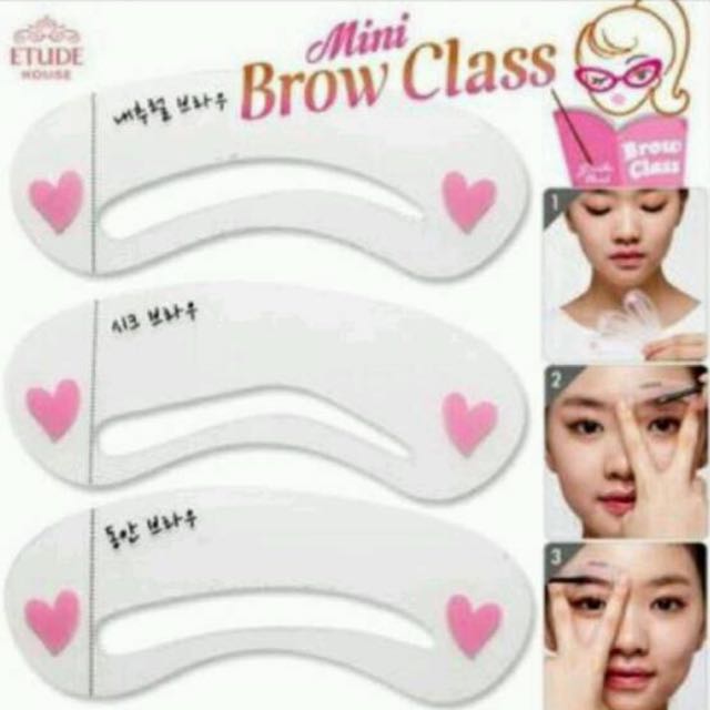 Mini Brow Class Brow Drawing Guide, Beauty & Personal Care, Face ...