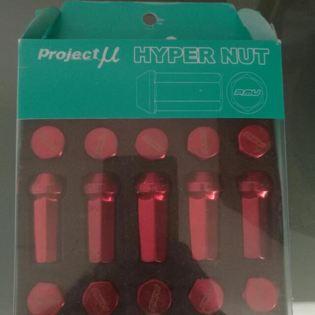 Project MU Hyper Nuts/Lug Nut/Wheel Locking Nuts, Car Accessories on ...
