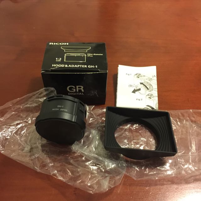 Ricoh GH-1 Hood And Adapter - New, Photography, Photography Accessories ...
