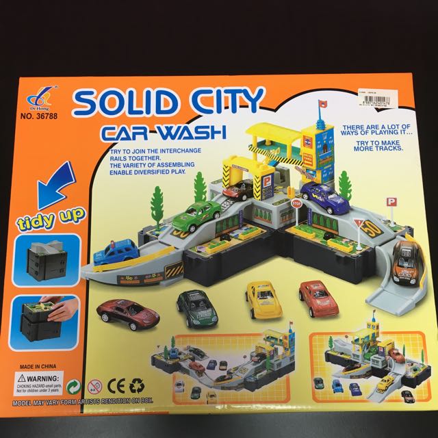 Solid City Car Wash Assembling Toy, Hobbies & Toys, Toys & Games on ...