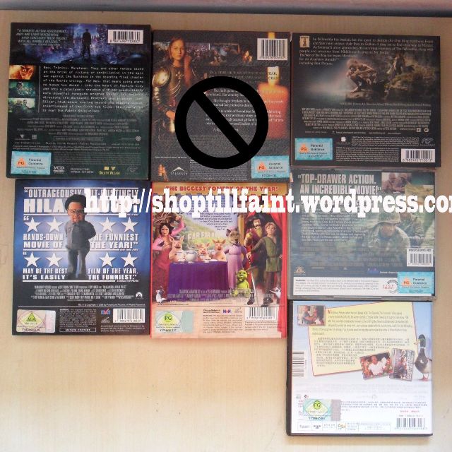 VCD MOVIE Matrix Revolutions, Windtalkers, Soldier, Casper, Hobbies & Toys, Music & Media, CDs ...