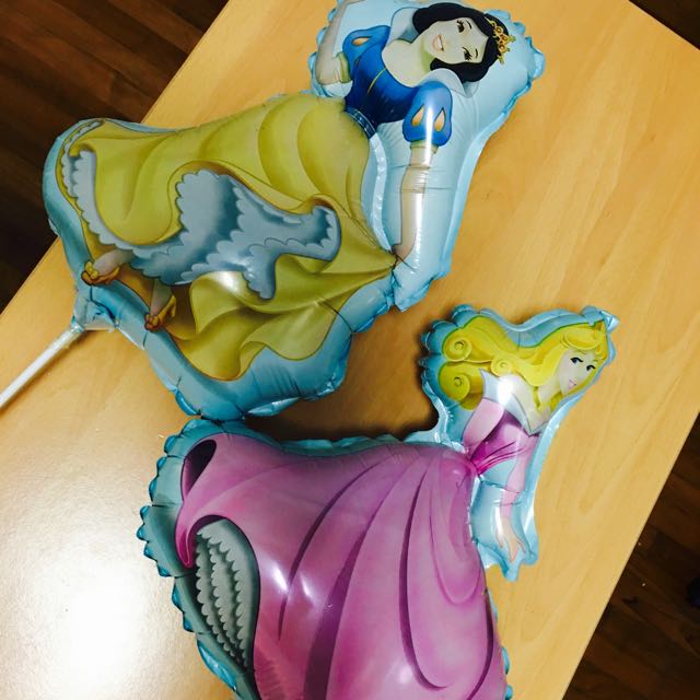Disney Princess Balloon On Stick, Babies & Kids, Babies & Kids Fashion ...