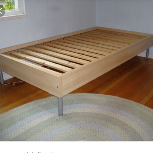 IKEA Single Bed Frame, Furniture & Home Living, Furniture, Bed Frames ...