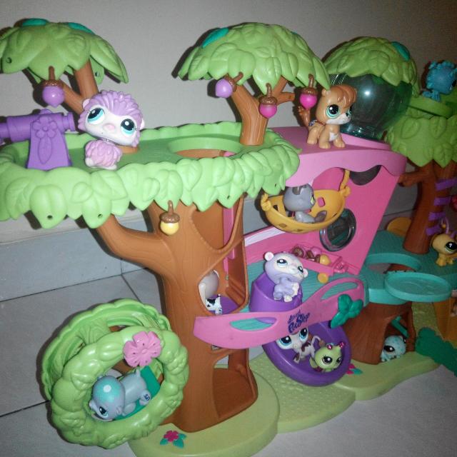 (LPS) Littlest Pet Shop Walkables Magic Motion Tree House, Hobbies ...