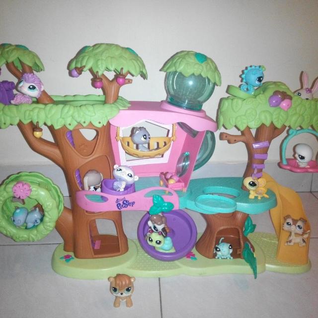 (LPS) Littlest Pet Shop Walkables Magic Motion Tree House, Hobbies ...
