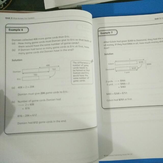 Primary 3 Mathematics Problem Sums Model Methods By Yee Fook Shiong ...