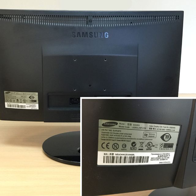 Samsung SyncMaster E2020X - 20" LCD Monitor, Health & Nutrition, Health ...