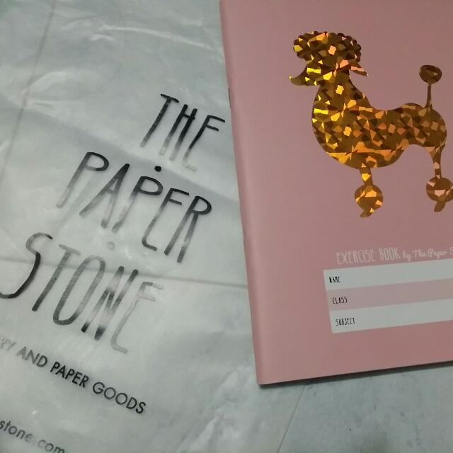 The Paper Stone Exercise Book, Hobbies & Toys, Stationery & Craft ...