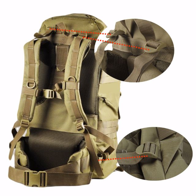 Tri-Zip MOLLE Military Tactical Assault Backpack (Trizip system for ...