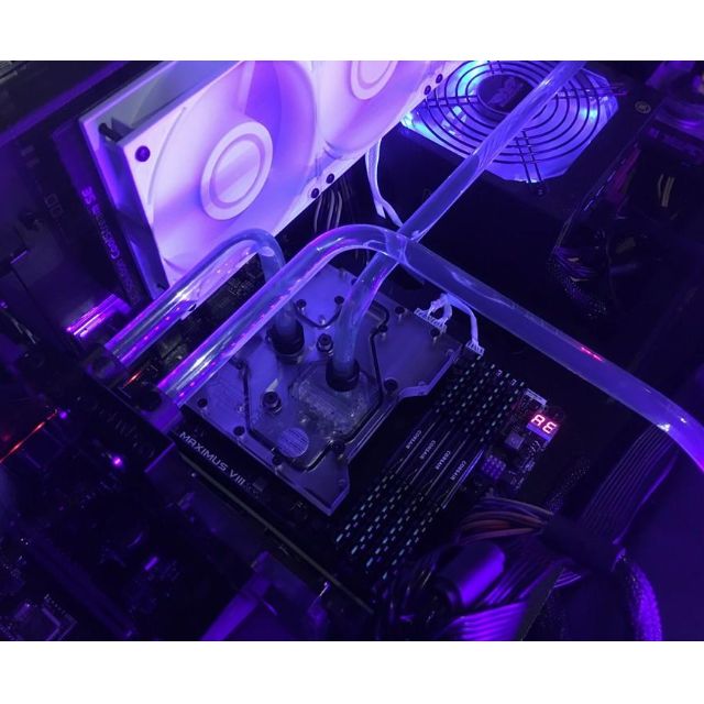 Vector Desk Mini (PC Integrated Gaming Desk) Custom Watercooling Ready ...