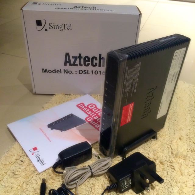 Aztech DSL 1016EN 4 Port Ethernet Modem With Integrated Wireless N ...