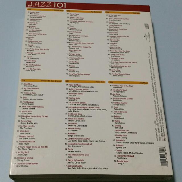 Jazz 101 CDs, Hobbies & Toys, Music & Media, CDs & DVDs on Carousell