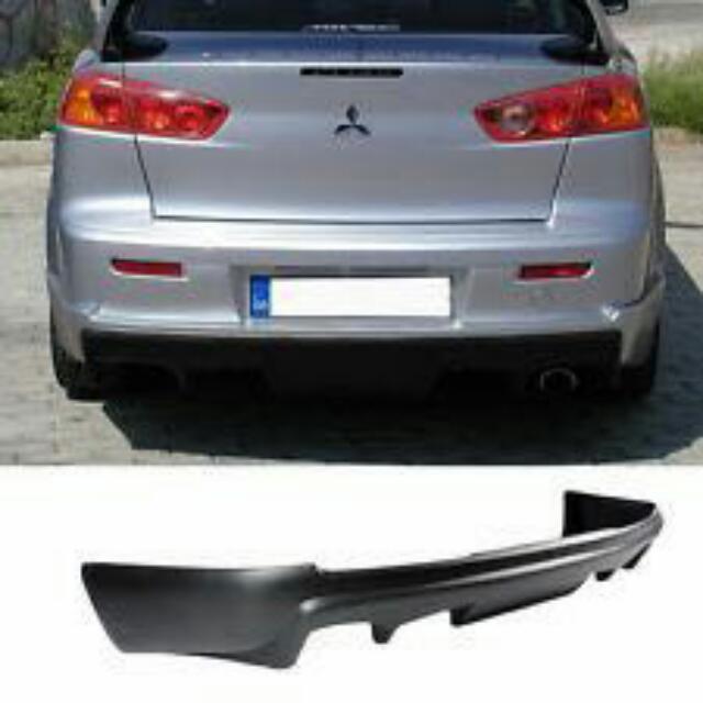 Lancer ex rear bumper lip, Car Accessories on Carousell