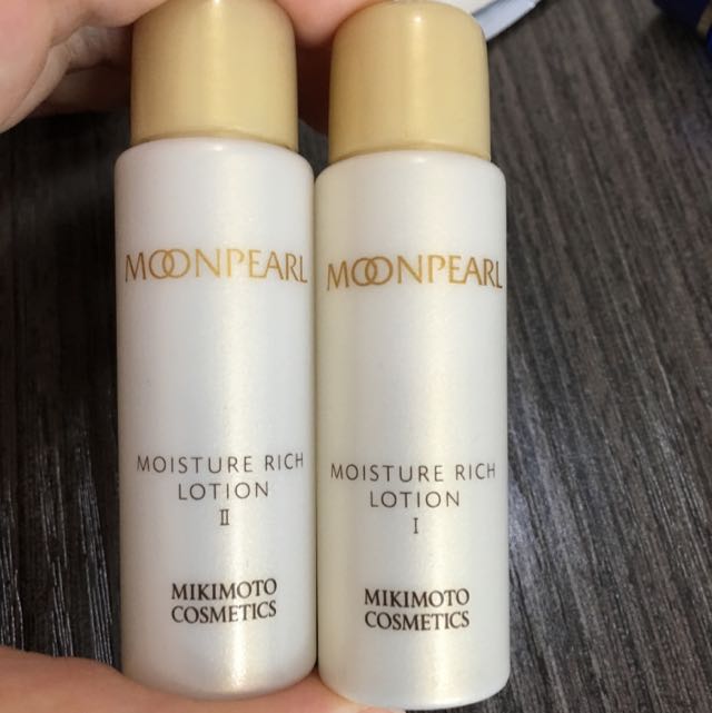 Mikimoto Cosmetics Moon pearl Moisture Rich Lotion 14ml, 美容＆化妝品, 健康及美容 ...