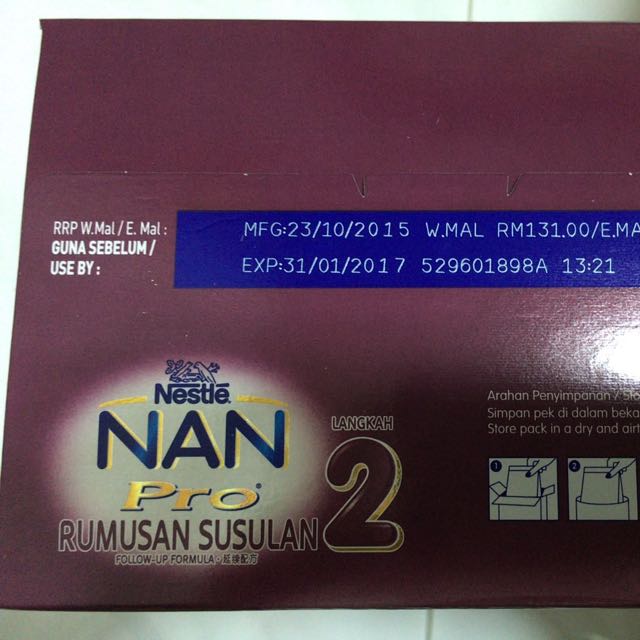 Nan Pro 2 @ 1.3kg, Babies & Kids, Nursing & Feeding, Weaning & Toddler ...