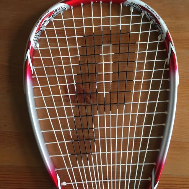 Prince Squash Racquet - Titanium Force Viper, Sports Equipment, Sports ...