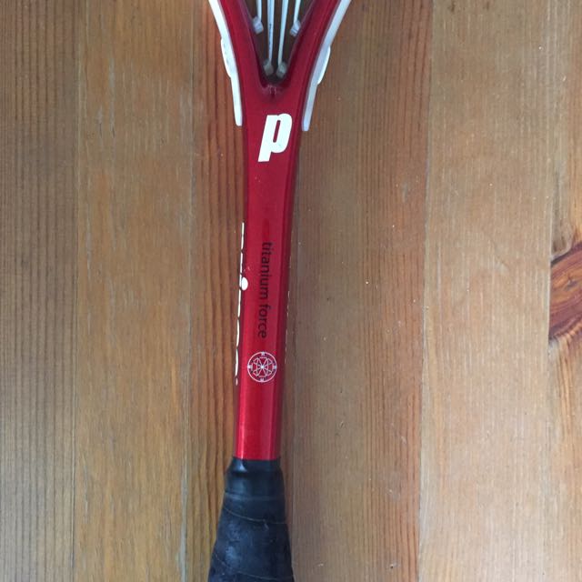 Prince Squash Racquet - Titanium Force Viper, Sports Equipment, Sports ...