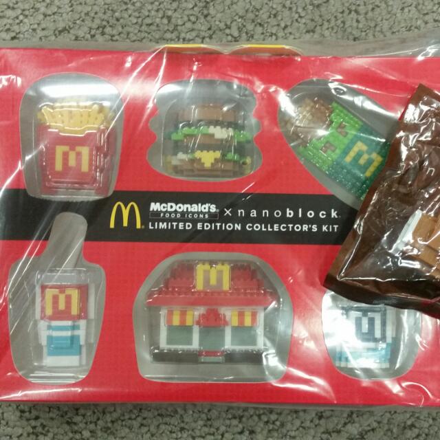 [BNIB] McDonald's Nanoblocks - Full Set, Hobbies & Toys, Toys & Games on Carousell
