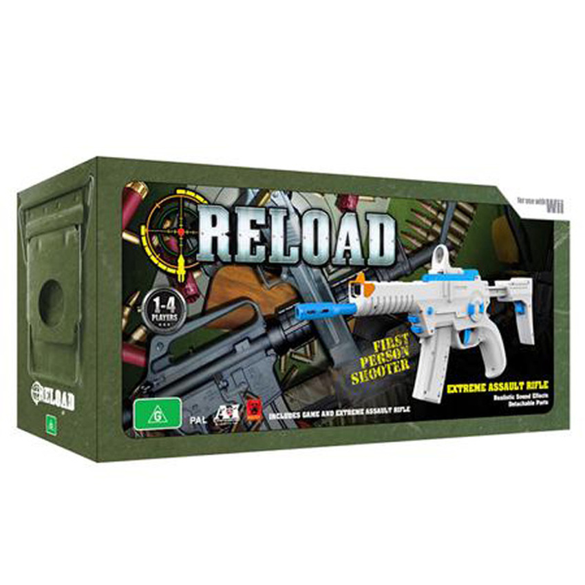 New Nintendo Wii Reload Game with Extreme Assault Rifle Bundle, Hobbies ...