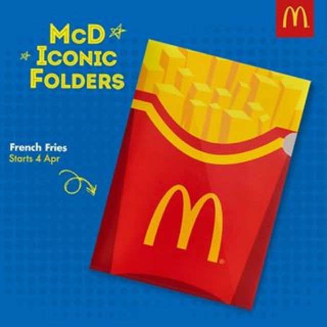🆕McDonald's® 🇲🇾 Iconic Folder, Hobbies & Toys, Stationery & Craft ...