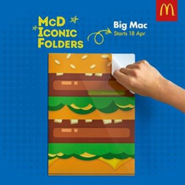 🆕McDonald's® 🇲🇾 Iconic Folder, Hobbies & Toys, Stationery & Craft ...