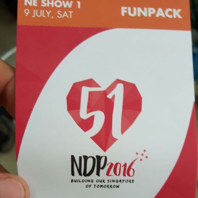 [Trade] NDP NE1 Ticket, Tickets & Vouchers, Event Tickets on Carousell