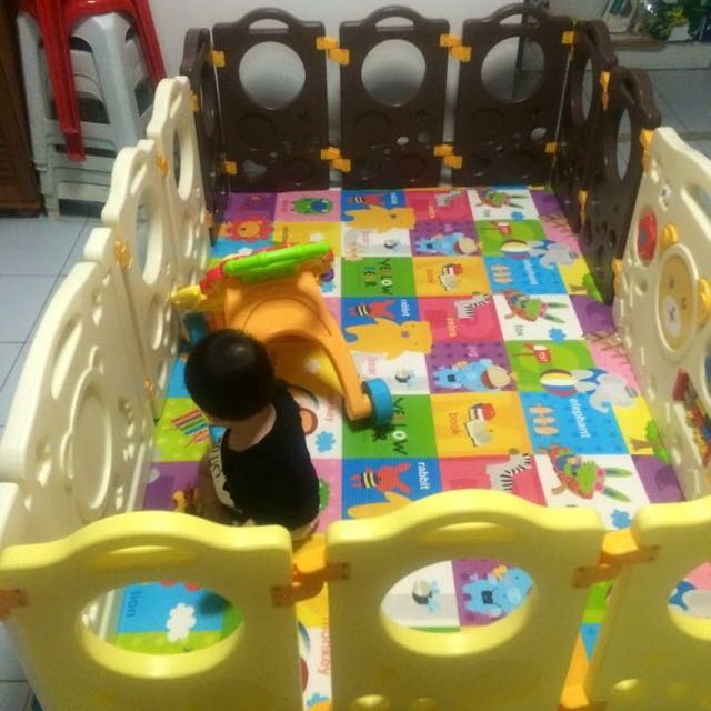 14 Panel Play Yard, Babies & Kids, Baby Nursery & Kids Furniture ...