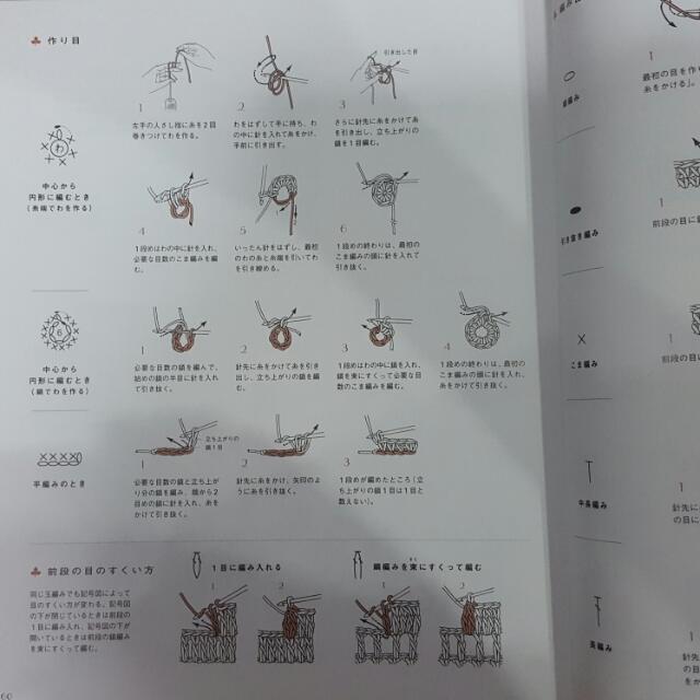 Applemints Crochet Book (Asahi Original, Japanese), Hobbies & Toys ...