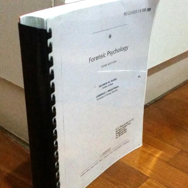 Forensic Psychology (3rd Ed), Hobbies & Toys, Books & Magazines ...
